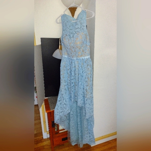 La Femme | Dresses | Formal Evening Gown La Femme Prom Dress 213 Powder ...